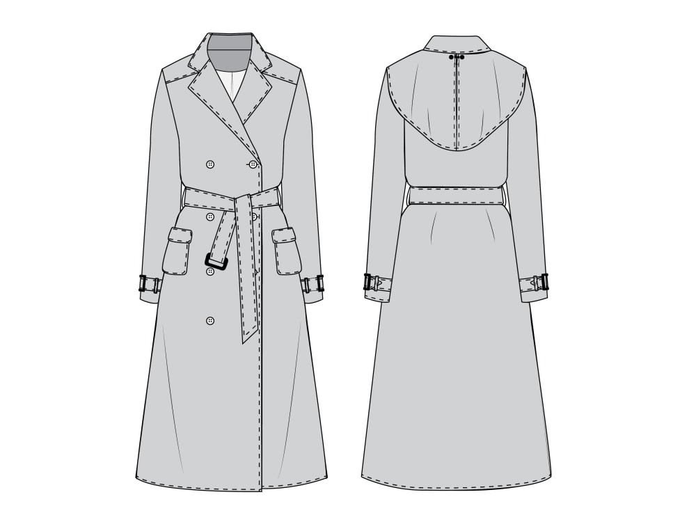 Great fashion flat sketches, technical drawings or illustrations | Upwork