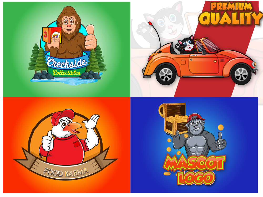 A 2d Mascot logo, Cartoon Logo, Cartoon Character with Animation | Upwork