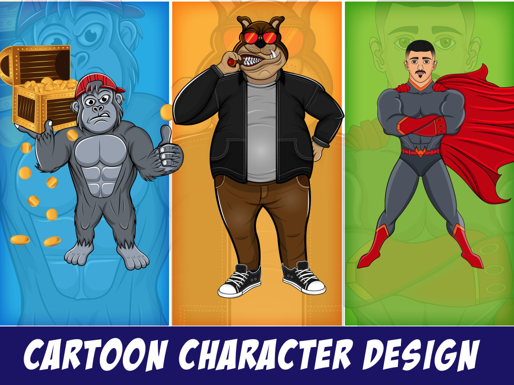 Custom 2d Animated Cartoon Character, Mascot , Cartoon Artist, Animator ...