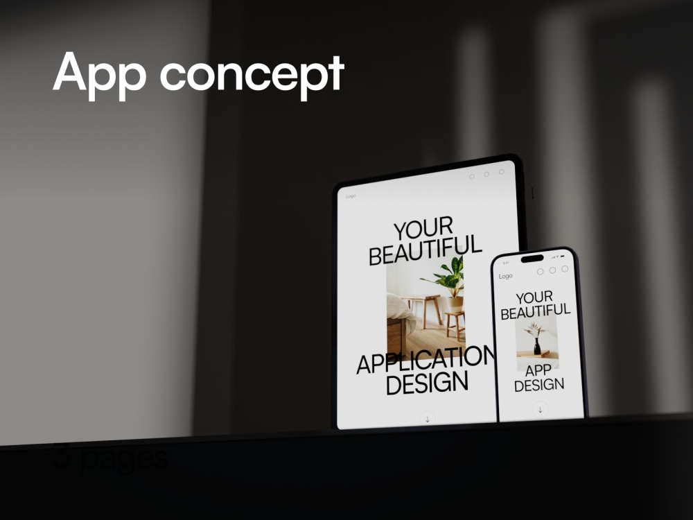 A custom Mobile App Concept Design to outline main user flow & look ...