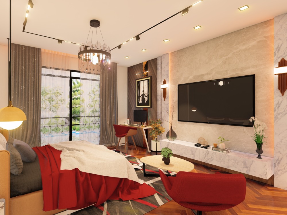 Luxurious Bedroom Interior Design Masterpiece, Master Bedroom Design ...