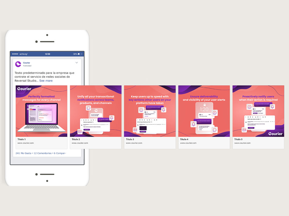 An eye-catching Social Media Carousel that converts for Facebook ...