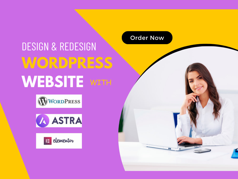 Design or redesign WordPress Website with Astra theme and Elementor Pro | Upwork