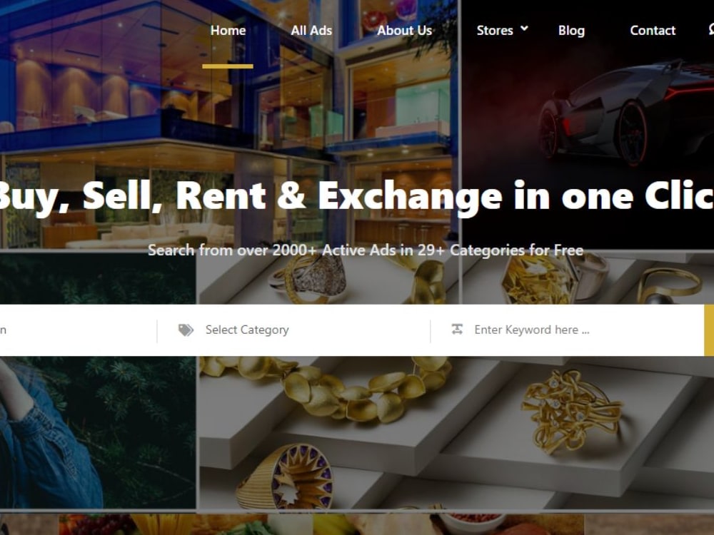 Stunning WordPress classified ads website design with SEO optimization ...