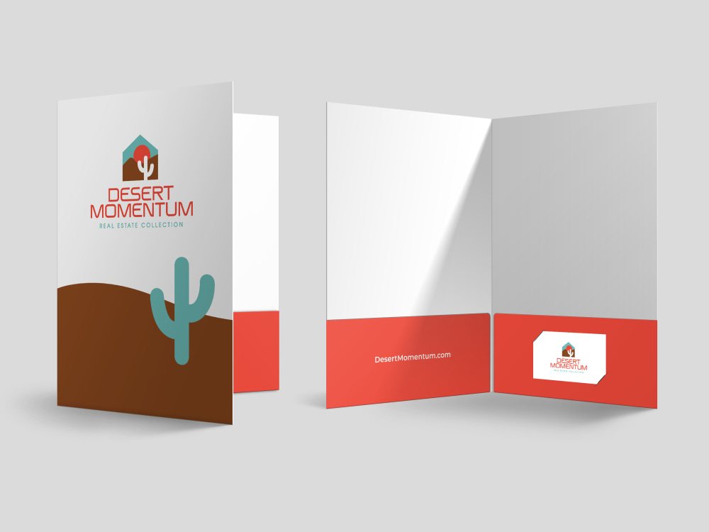 Stationery Designs (Business Card, Pocket Folder, + Notecard) | Upwork