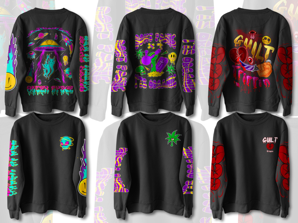 Streetwear design with cartoon grunge style for merch and clothing ...