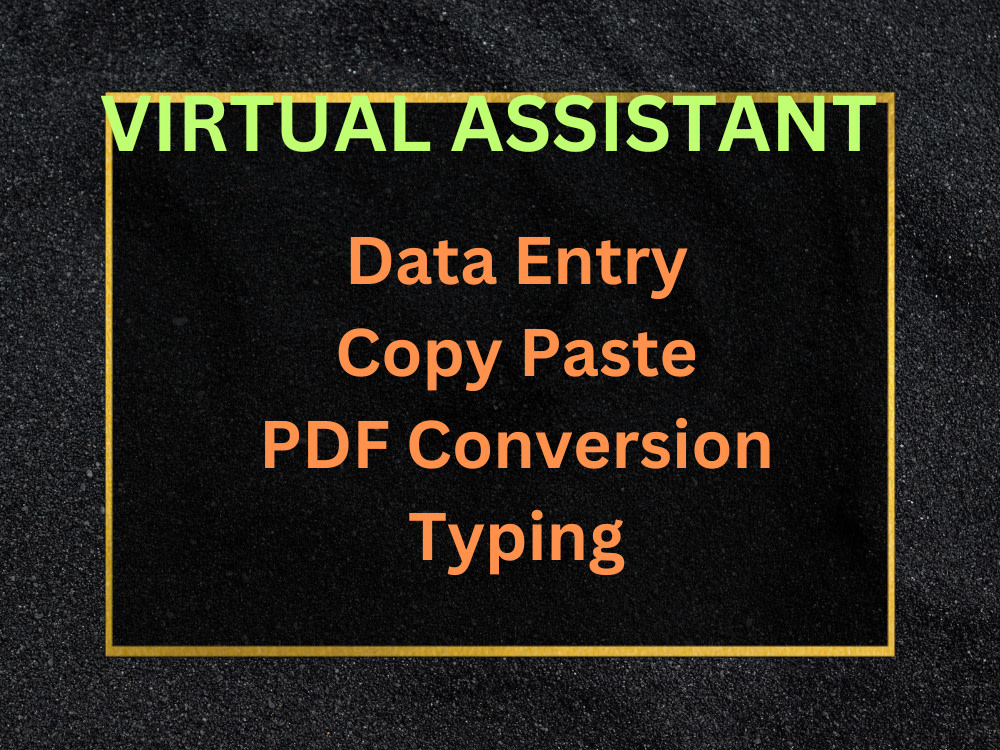 Data entry, copy-paste, PDF conversion, Article Writing/editing and typing | Upwork