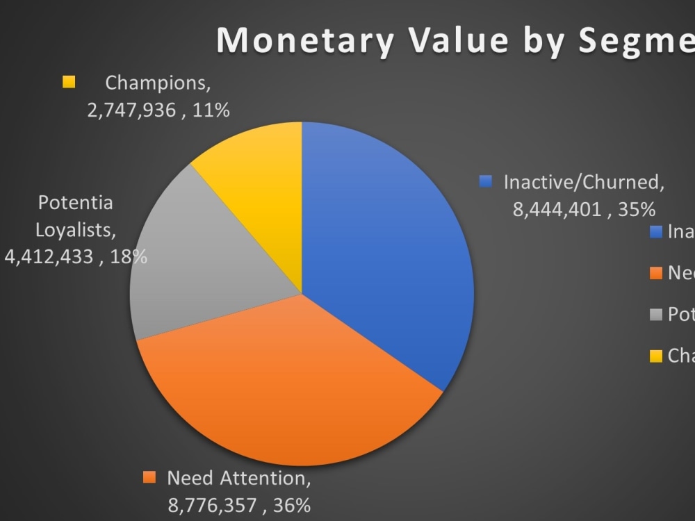 A data segmentation analysis and visualizations in Microsoft Excel | Upwork