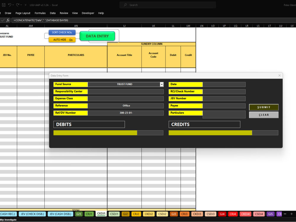 Excel-based Accounting Application/System for Local Government Units ...