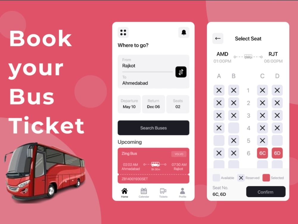 Deliver a seamless private bus seat booking platform | Upwork