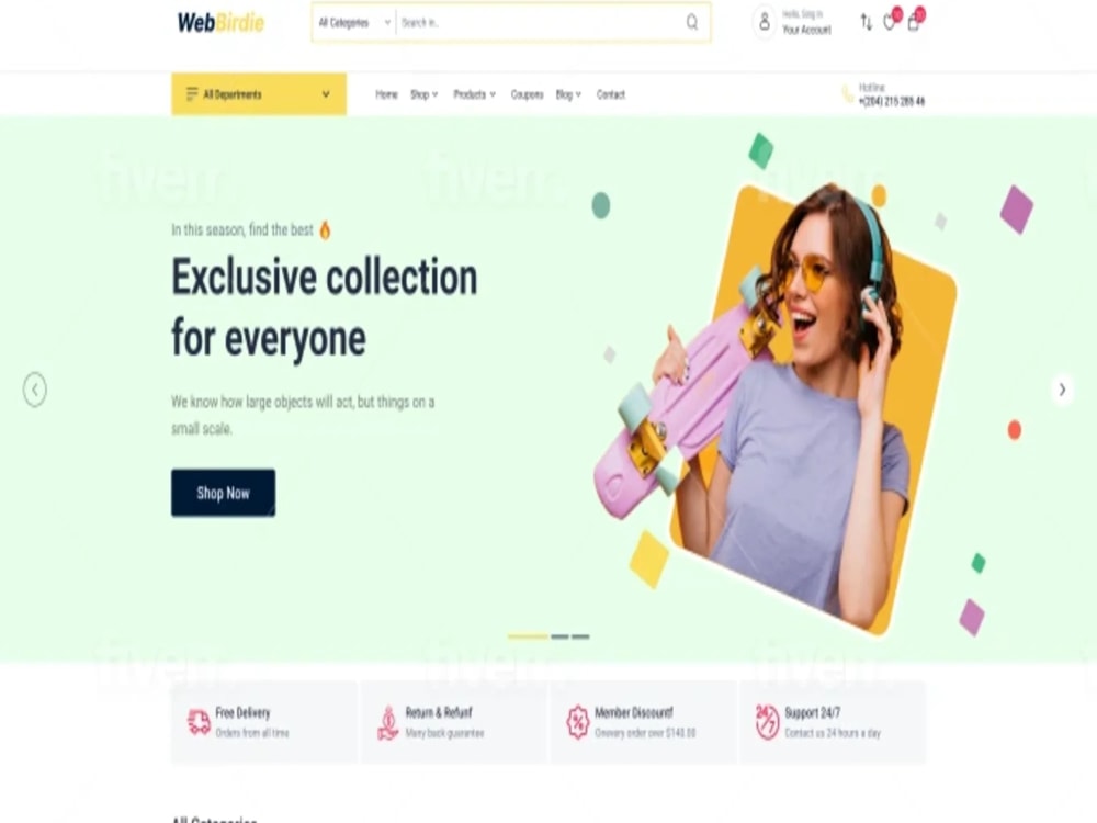 A clean and responsive web UI UX Design | Upwork