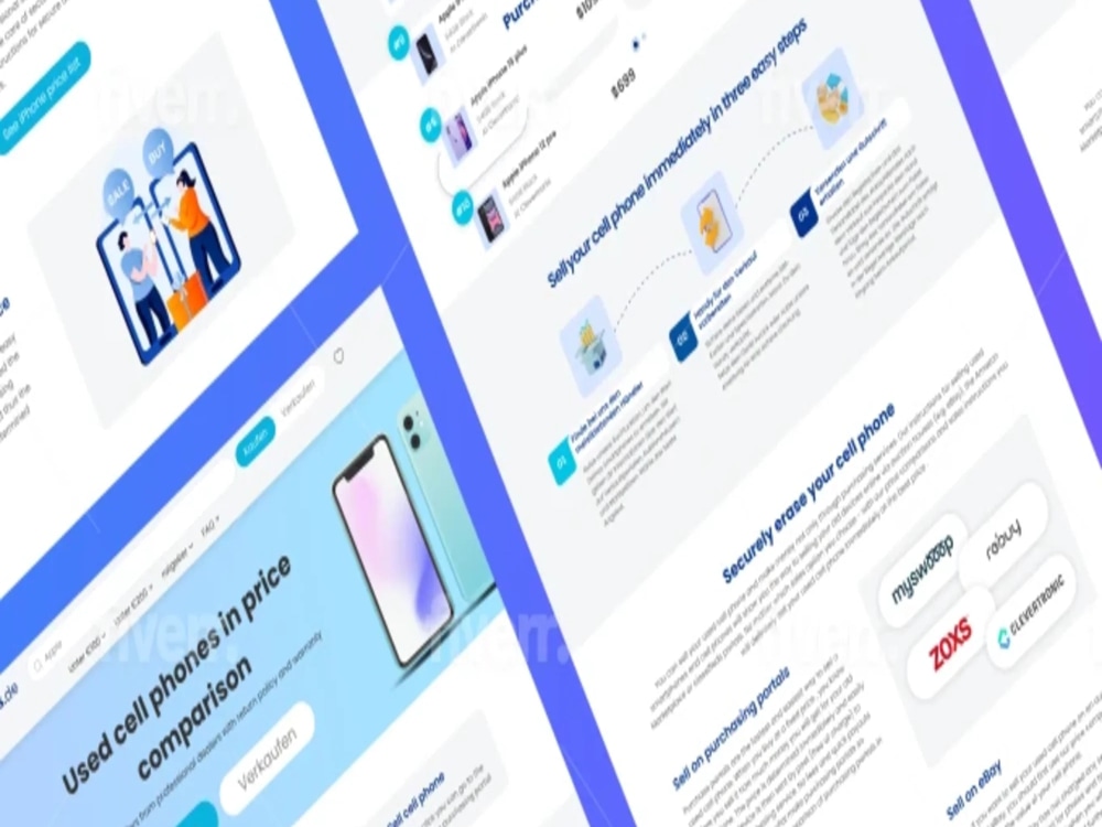 A clean and responsive web UI UX Design | Upwork