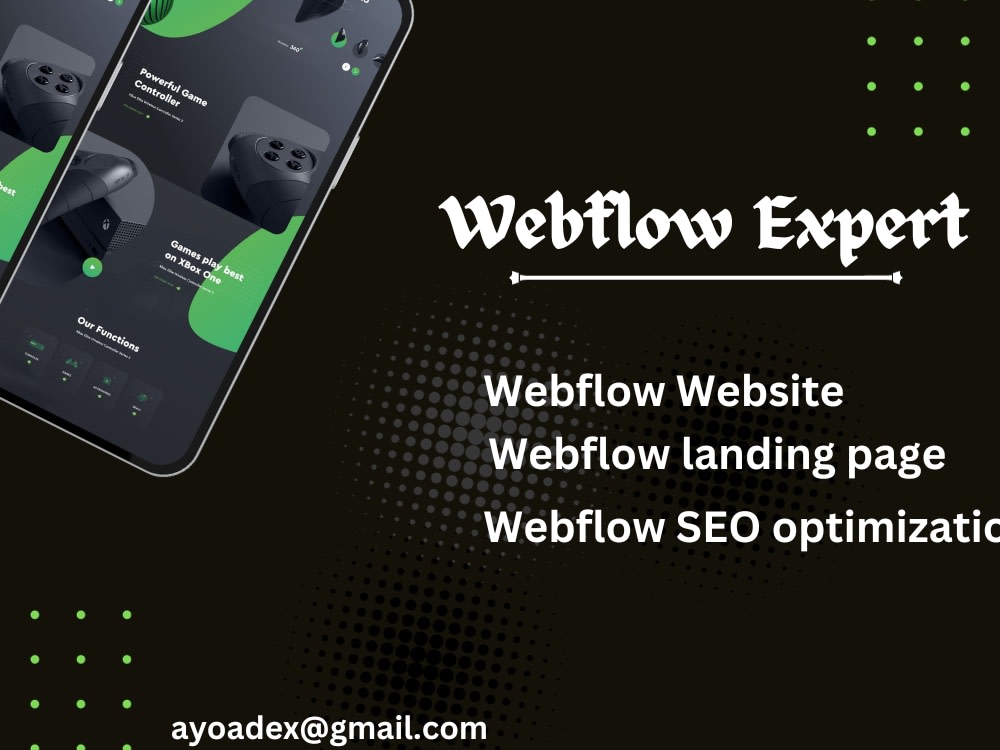 A web flow expert who will design your Webflow website | Upwork