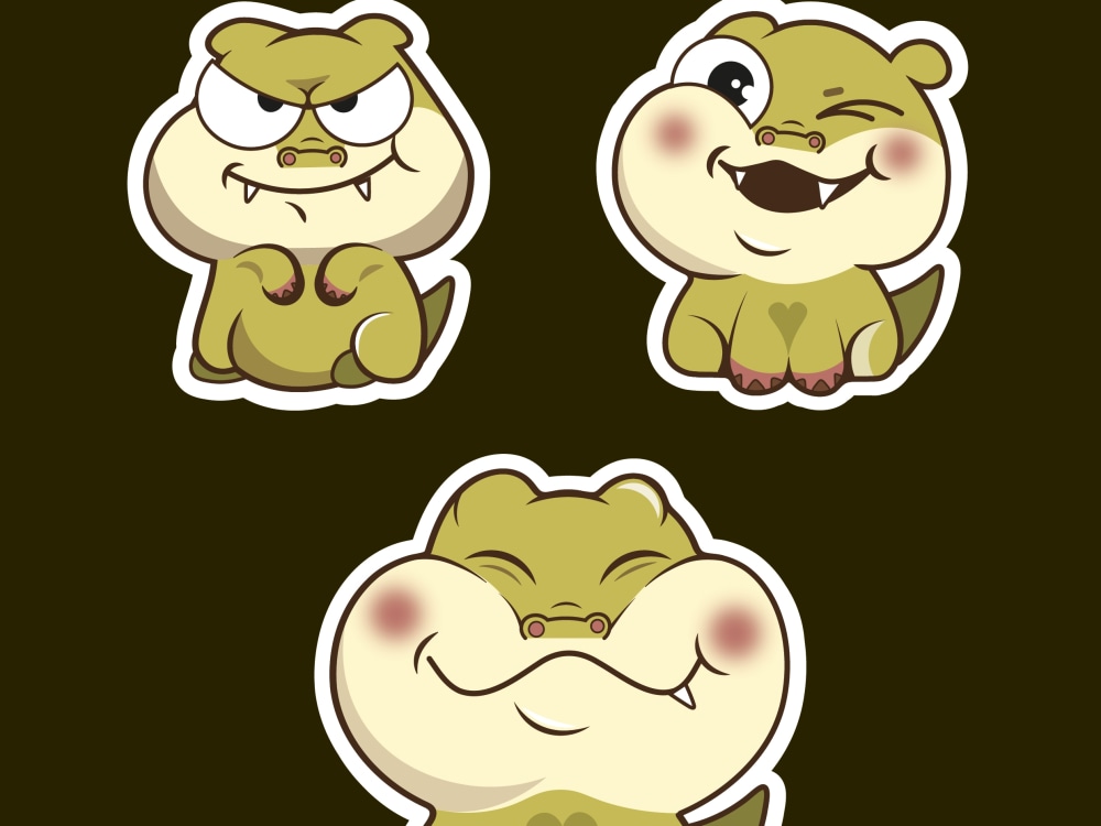 Charming personalized vector illustrations/stickers according to your ...