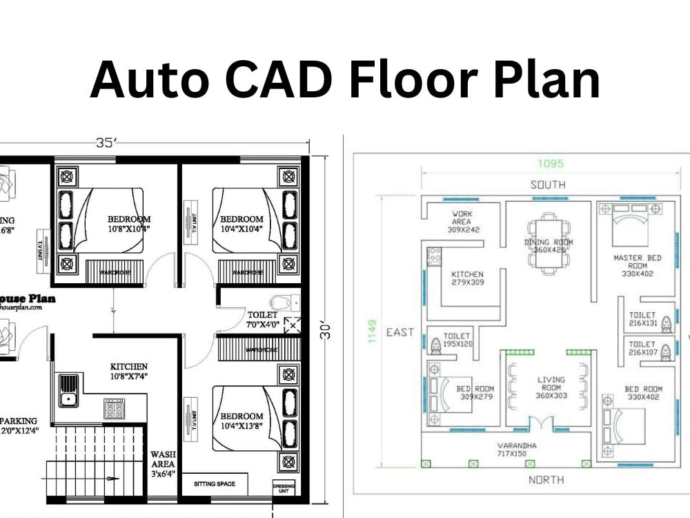 AutoCAD Drawings, convert from PDF, sketch, image, PDF floor plan ...