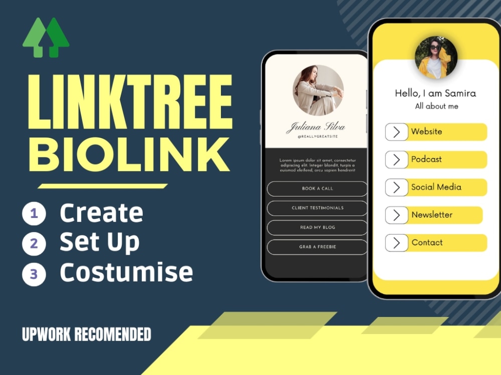 A compelling linktree landing page for your business | Upwork A compelling linktree landing page for your business | Upwork