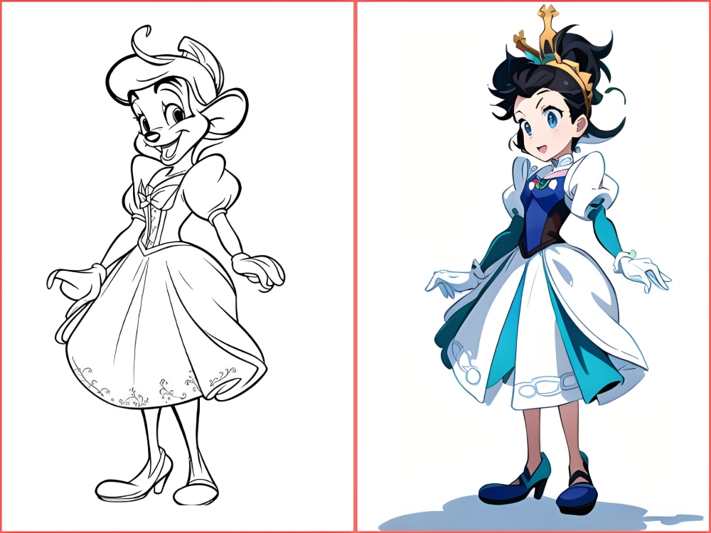 Vector illustration, digitize hand drawing, sketch to vector tracing ...