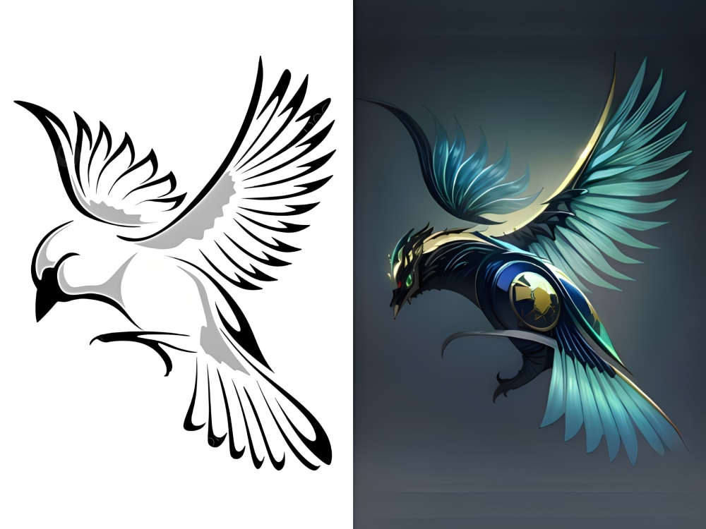 Vector illustration, digitize hand drawing, sketch to vector tracing ...