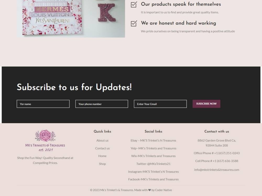 Mk strinkets n treasure | Upwork