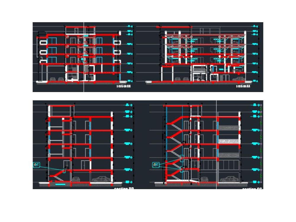 2D floor plan, elevation, section, site plan and master plan. | Upwork
