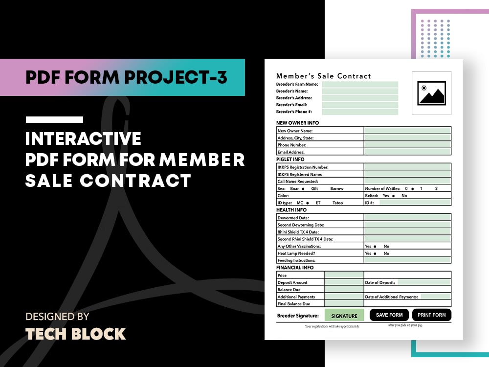 An Fillable / Interactive PDF with User-Friendly Design and Layout | Upwork