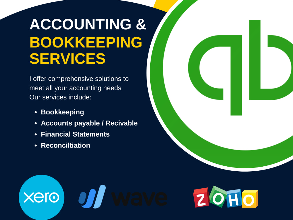 Bookkeeping Is Done On Quickbooks Wave Xero Upwork