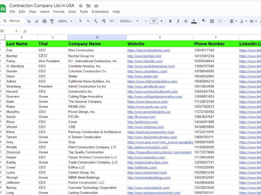 B2b Lead Generation| list Building| Copy paste| Web Research| Data Entry | Upwork
