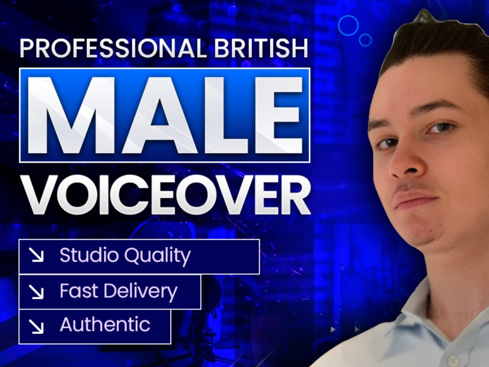 A studio quality male British voiceover | Upwork