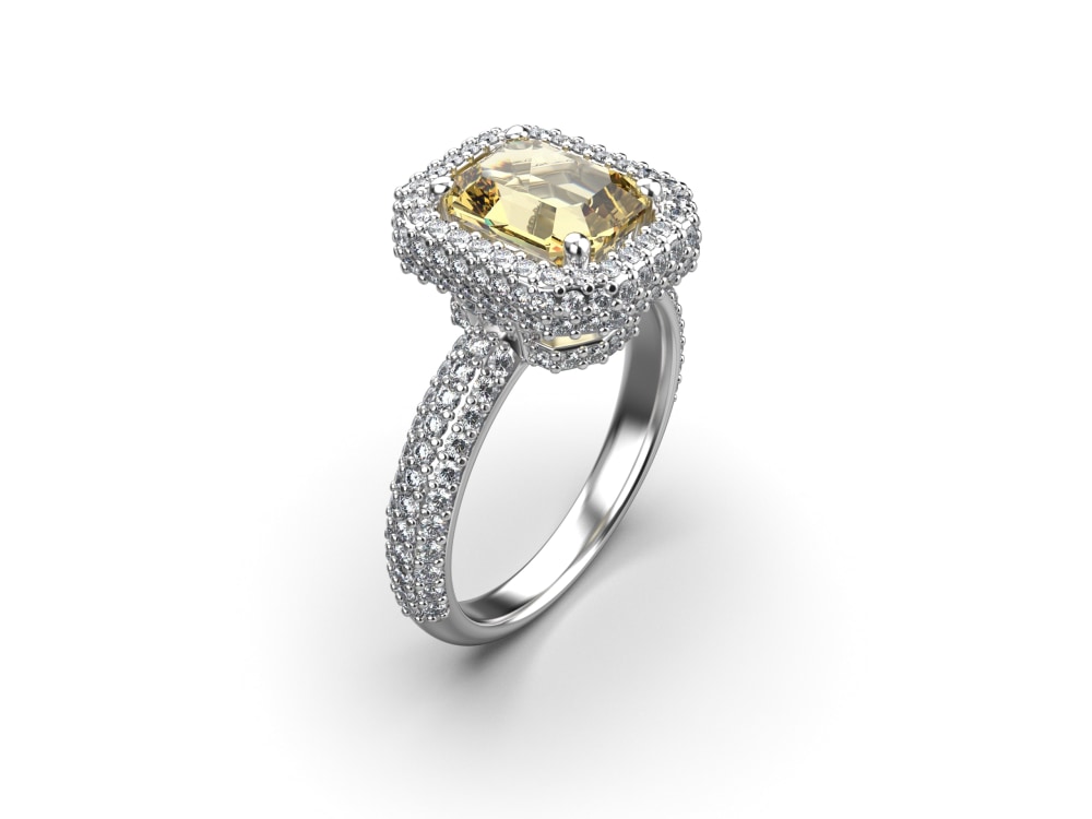 Production-ready STL files and a realistic rendering of a ring | Upwork