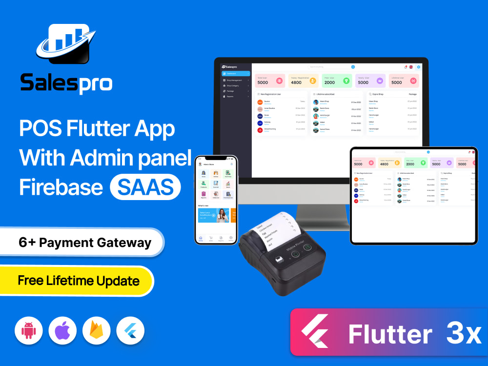SalesPro Saas - POS Inventory Management POS Software App+Admin | Upwork