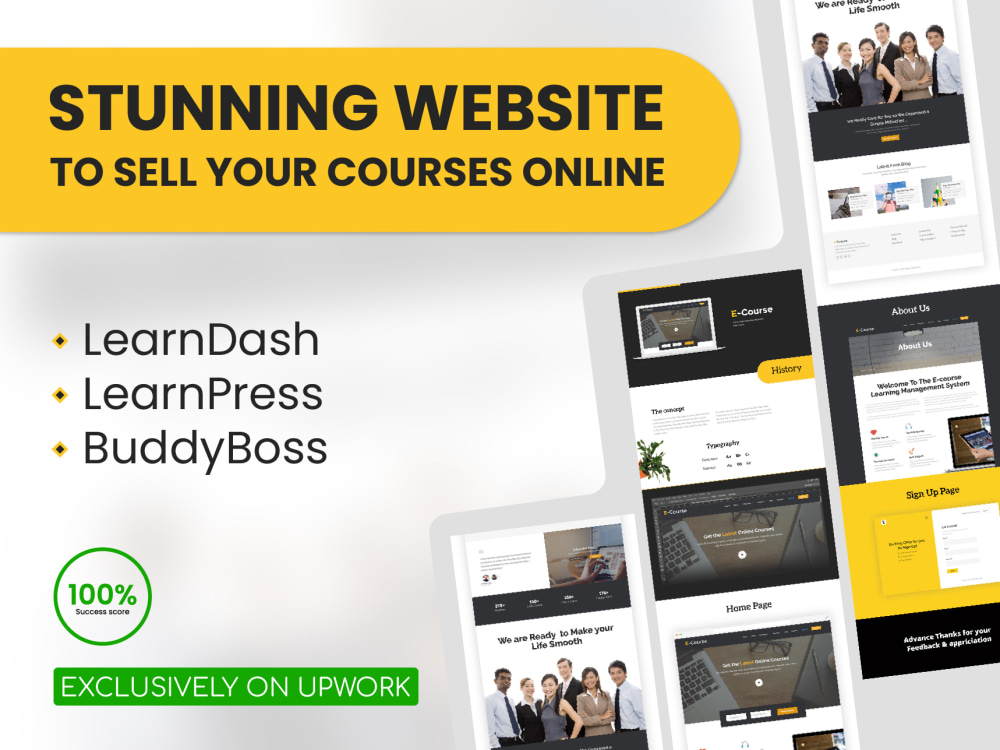 Expert Setup of LearnDash, BuddyBoss, and LearnPress E-learning LMS | Upwork
