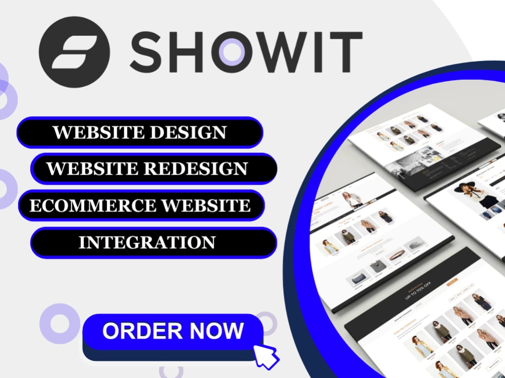 Creative and stunning showit website design or redesign showit template.. | Upwork