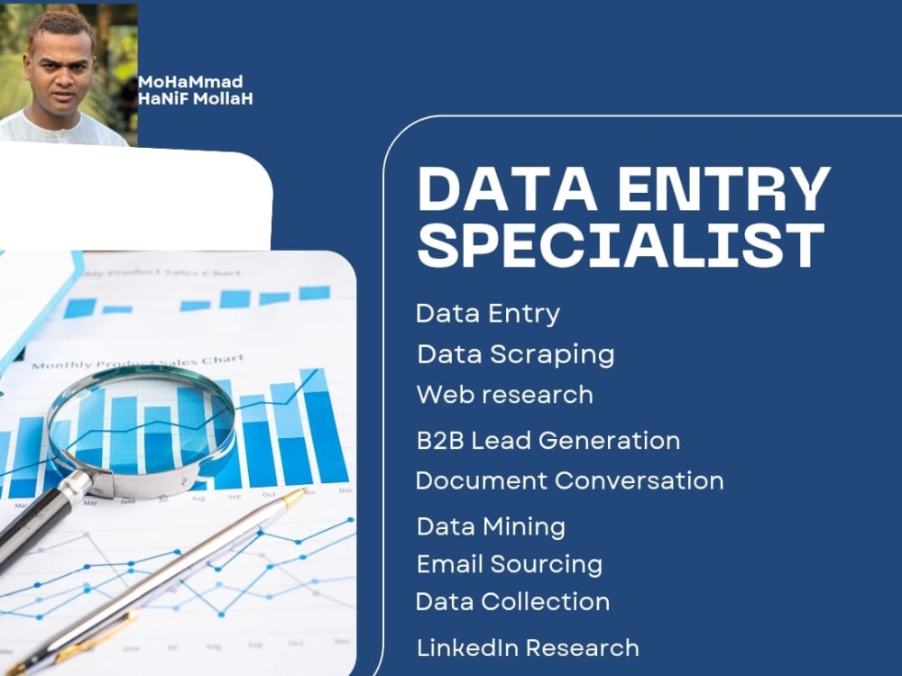 Data entry, lead generation document conversion | Upwork