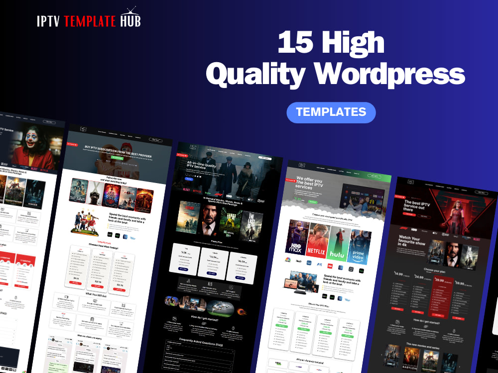 A Customized One-Page Template for Your Streaming Service | Upwork