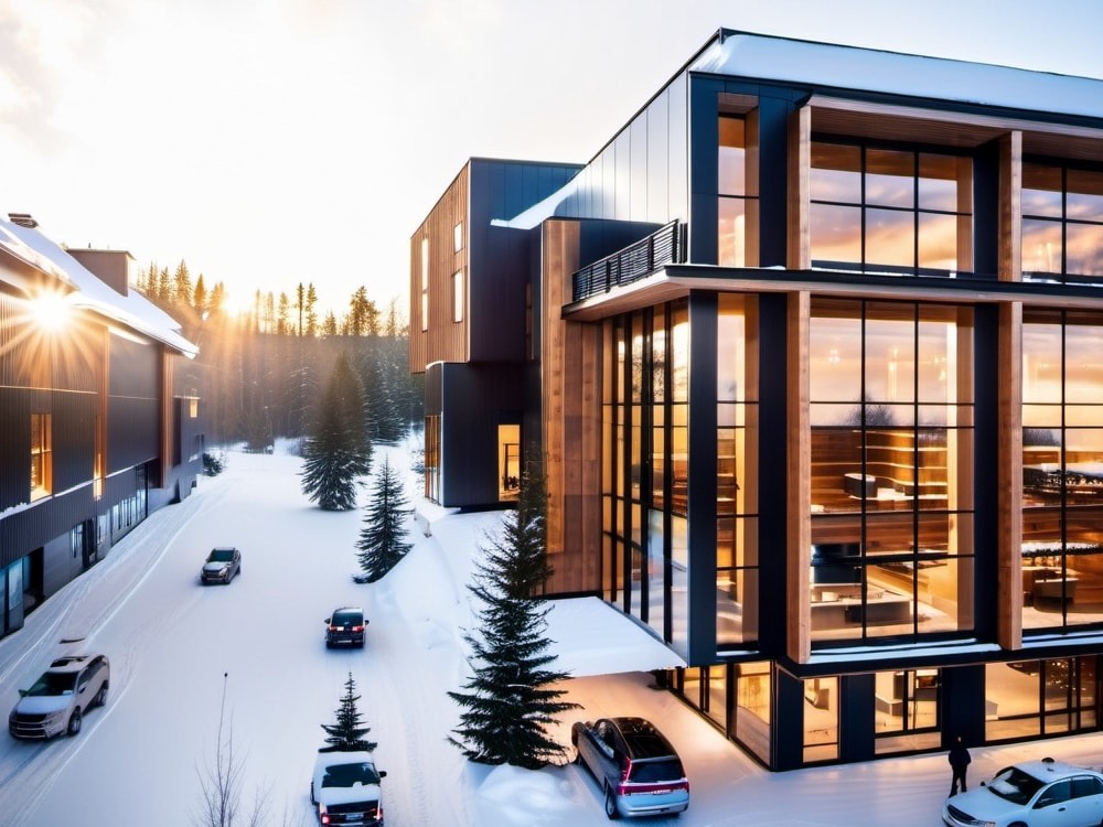 MIXED-USE BUILDING IN ONE PERSPECTIVE WITH DIFFERENT RENDER | Upwork