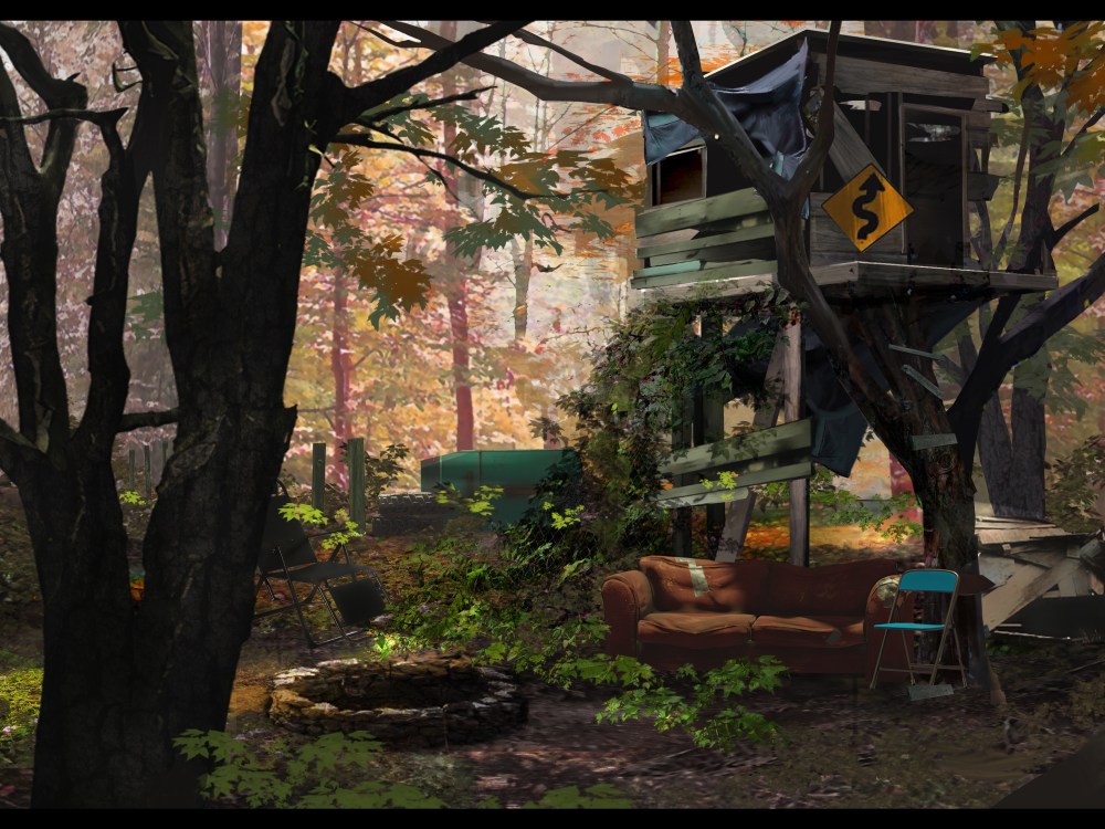 Environment Concept Art. 3D model and Paint Over | Upwork