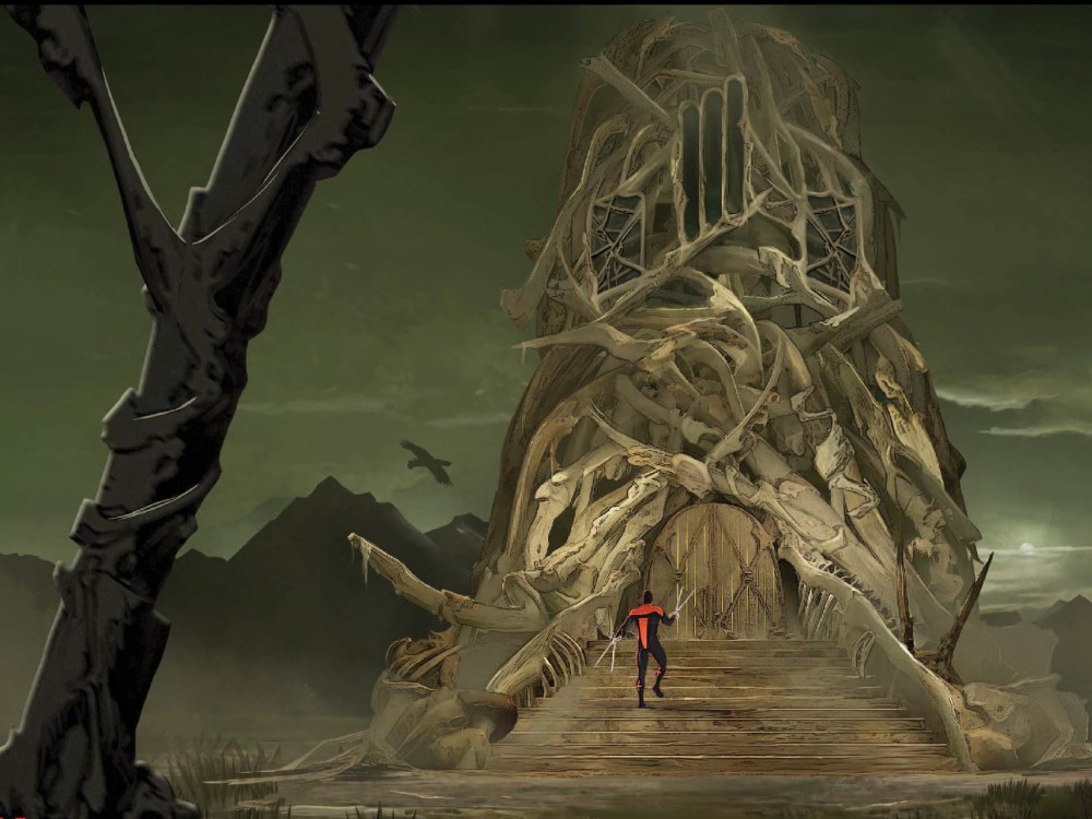 Environment Concept Art. 3D model and Paint Over | Upwork