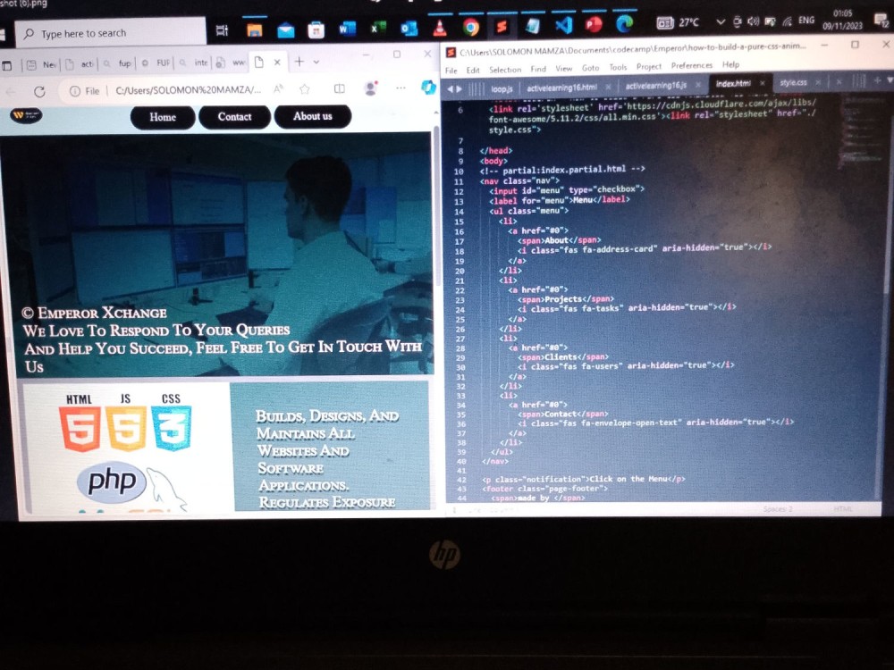 A responsive Frontend web designs with use of HTML5 CSS JAVASCRIPT | Upwork A responsive Frontend web designs with use of HTML5 CSS JAVASCRIPT | Upwork