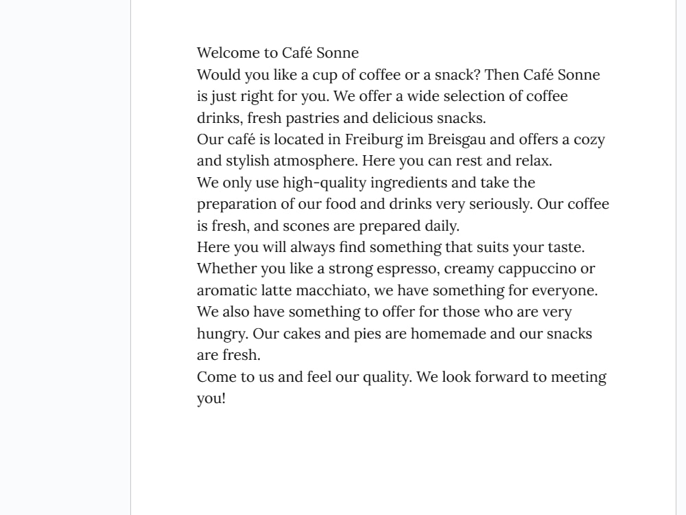 A very detailed text with all the information you need to include | Upwork