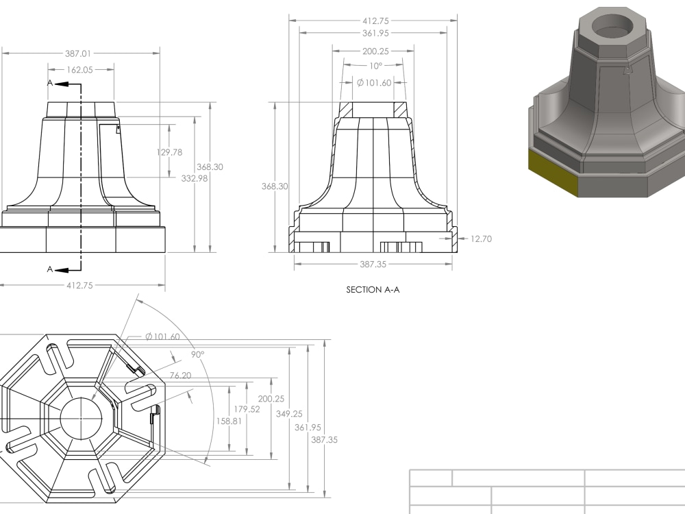 Integrated 3D Model & Detailed Draft/Drawing | Upwork