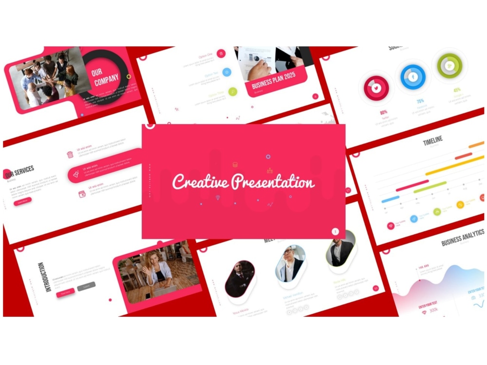 A design of Prezi, PowerPoint presentation and Canva or Google slide ...