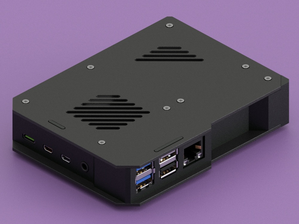 A PCB enclosure (body) design is ready for prototyping/manufacturing ...