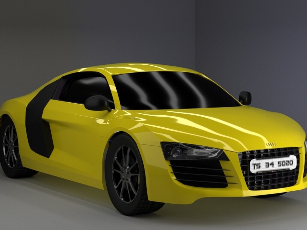 A photorealistic 3D car render of any car of your choice | Upwork