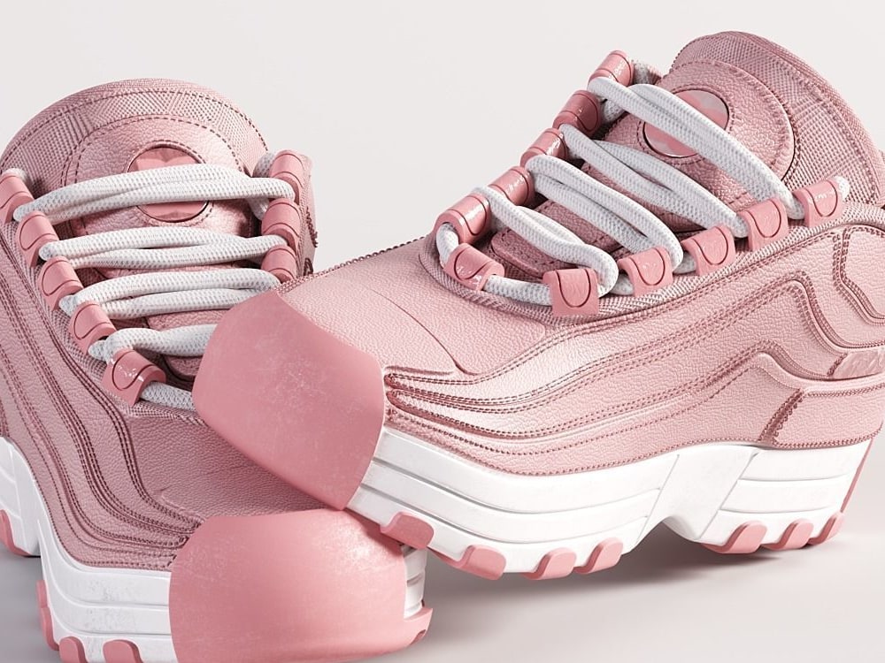 3d high-quality shoe animation, with character design, and product ...