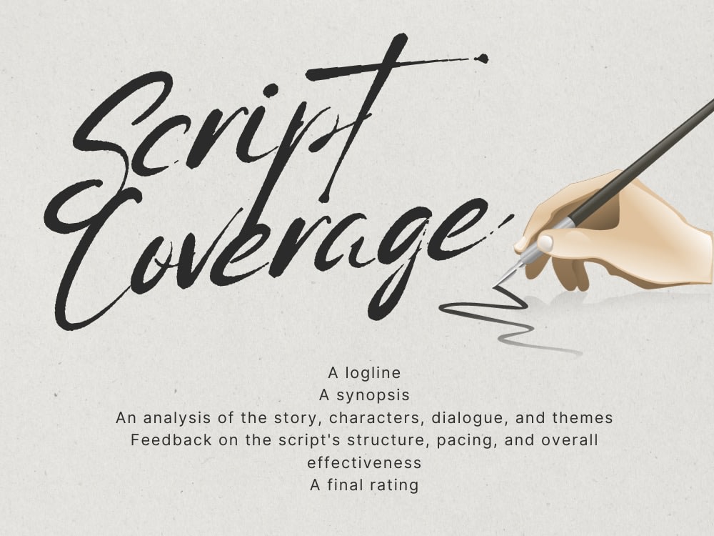 Script coverage, feedback on your script, manuscript, screenwriting ...