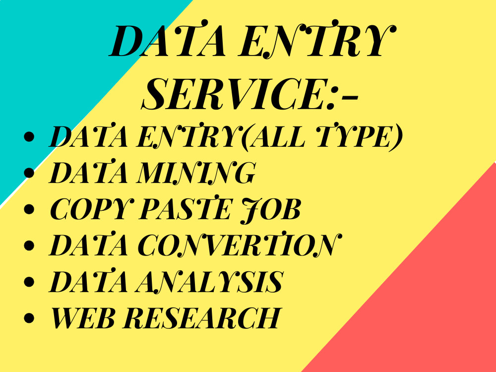 PROFESSIONAL DATA ENTRY SERVICE WITH 100% SATISFACTION | Upwork