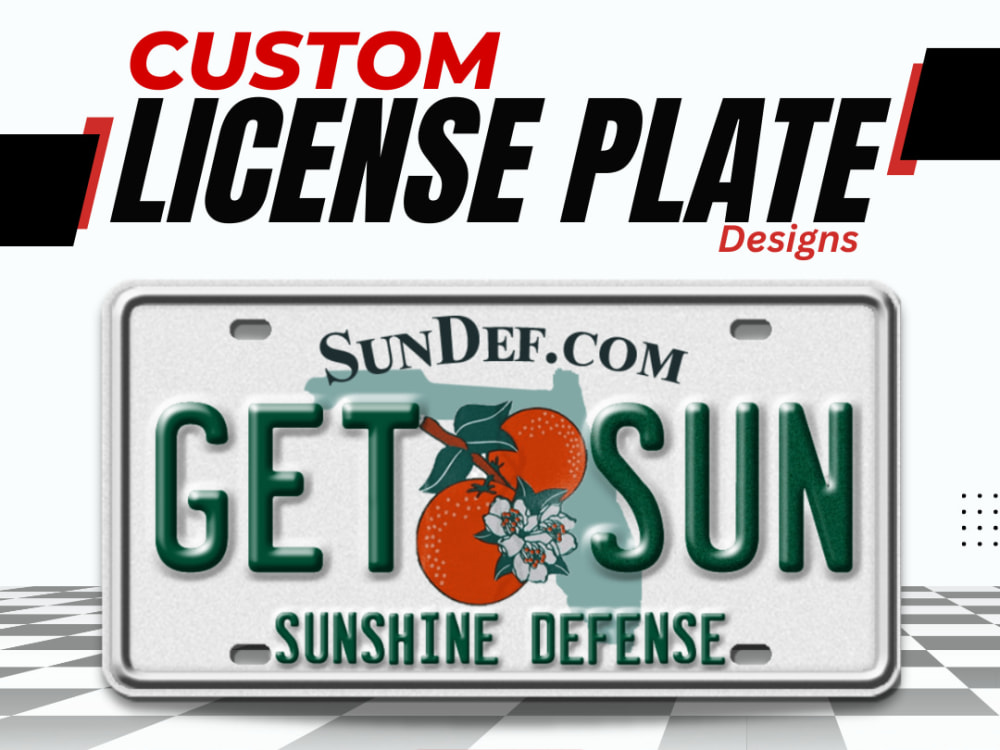 Design car logo license plate style | Upwork