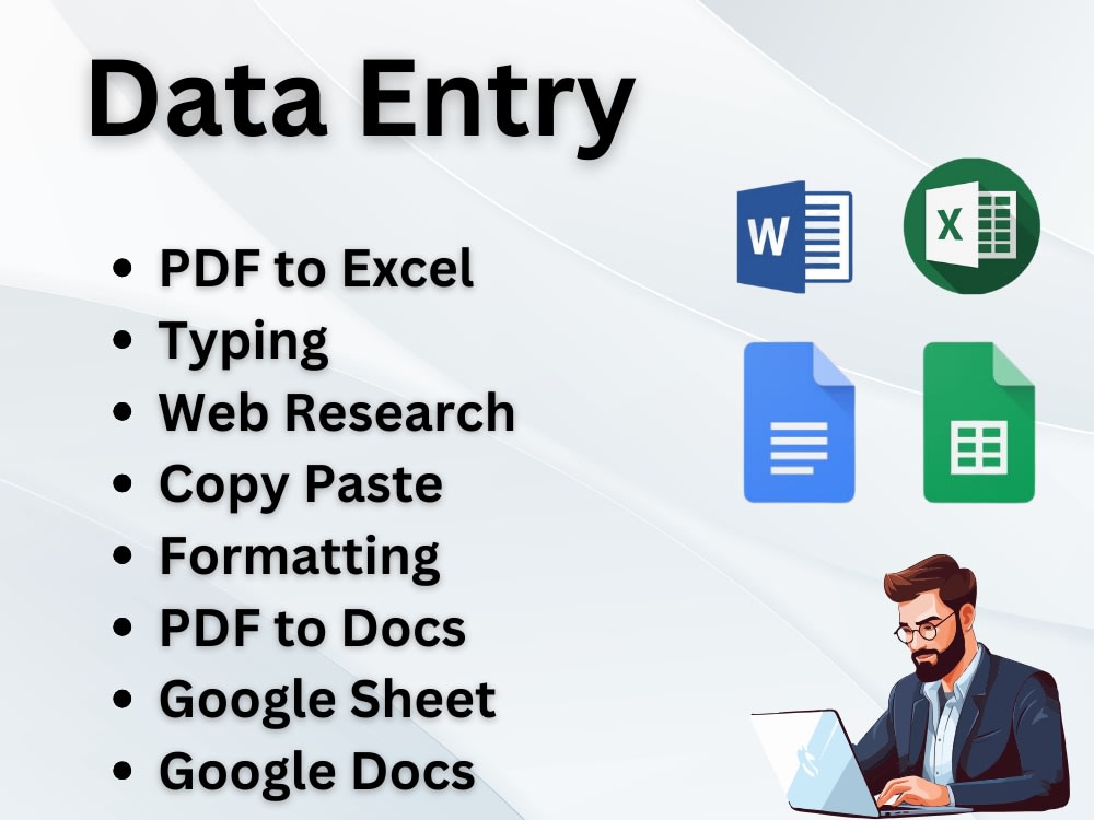 Data Entry Ms Word And Excel Expert Upwork