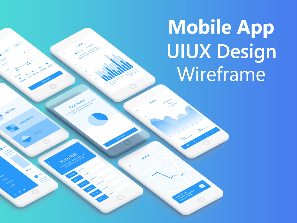UI/UX design for mobile application | Application Wireframe. | Upwork