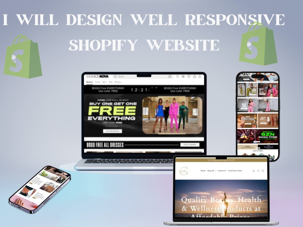 Create Shopify Dropshipping store design, Shopify Ecommerce website design | Upwork